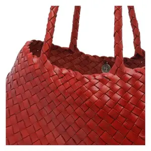 Dragon Diffusion Large Santa Croce Shoulder Bag - Red