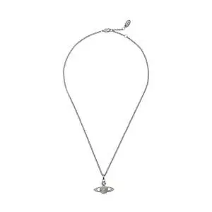 VIVIENNE WESTWOOD Mini Bas Relief Pendant Necklace - Silver