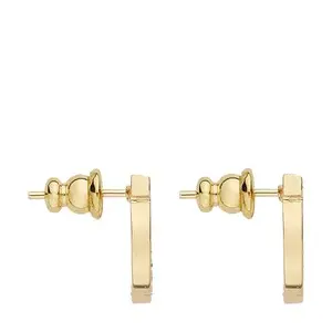 FERRAGAMO Large Crystals Gancini Earrings