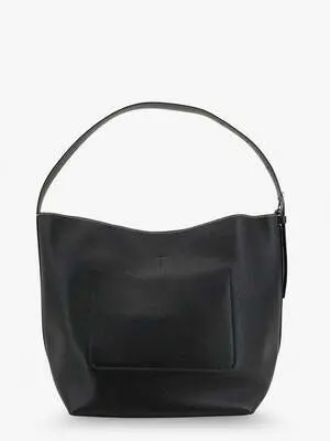 TOTEME Medium Belted Hammered Leather Shouder Bag