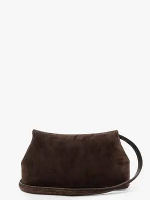 TOTEME Suede T-lock Clutch