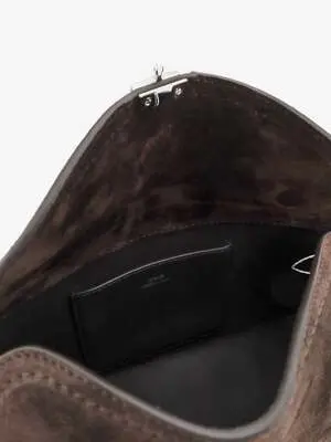 TOTEME Suede T-lock Clutch