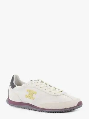 Celine Racer Nylon And Suede Sneakers