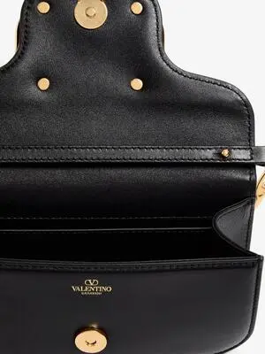 Valentino Garavani Locã² Leather Shoulder Bag