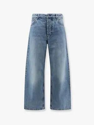AMI Paris Ami Paris Men Blue Denim Jeans Multicolor