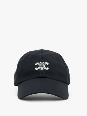 Celine Cotton Hat - Black