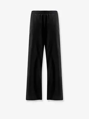 Gucci Silk Poplin Leisure Trousers With Web Ribbon - Black