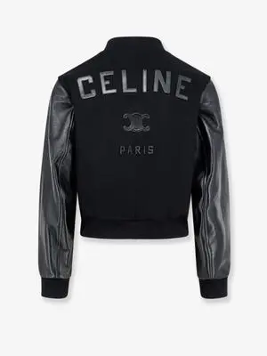 Celine Teddy Virgin Wool Jacket - Black