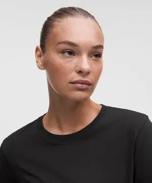 Lululemon The Classic Jersey Long-sleeve Tee - Black