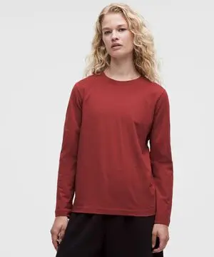 Lululemon The Classic Jersey Long-sleeve Tee - Rocket Red