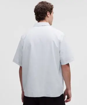 Lululemon Ultralight Wovenair Short-sleeve Collared Shirt - Starch Blue