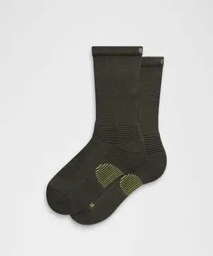 Lululemon Wool-blend Athletic Socks - Deep Forest