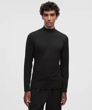 Lululemon Uv-protective Mockneck Base Layer Black