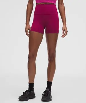 Lululemon Wunder Train No Line High-rise Short 4 - Raspberry Rave