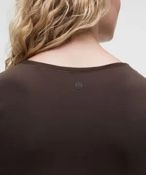 Lululemon Wundermost Ultra-soft Nulu Scoopneck Long-sleeve Shirt - Mahogany Muse