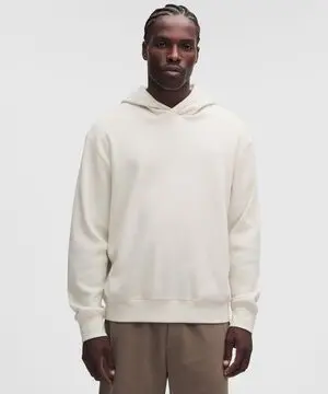 Lululemon Cotton-blend Relaxed-fit Waffle Knit Hoodie - Light Ivory