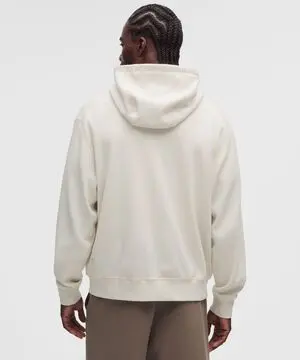 Lululemon Cotton-blend Relaxed-fit Waffle Knit Hoodie - Light Ivory