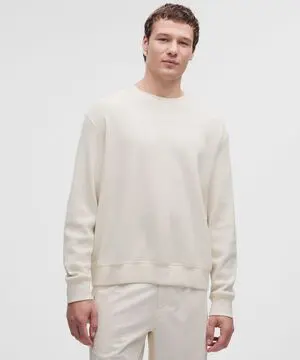 Lululemon Cotton-blend Waffle-knit Long Sleeve - Light Ivory