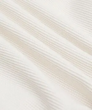 Lululemon Cotton-blend Waffle-knit Long Sleeve - Light Ivory