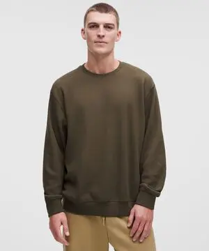 Lululemon Cotton-blend Waffle-knit Long Sleeve - Olive Brown