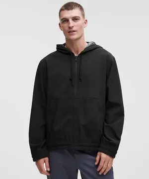 Lululemon Cross Chill Casual Full-zip Hoodie - Black