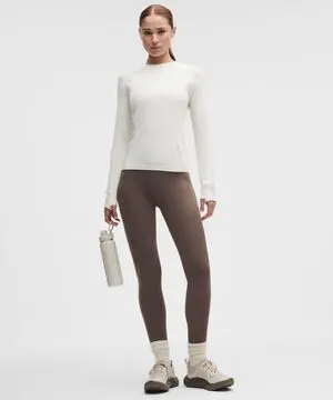 Lululemon Fast And Free 6-pocket Thermal Tight 28 - Pinecone