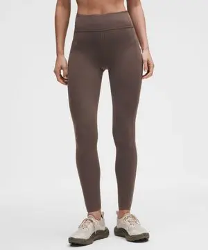 Lululemon Fast And Free 6-pocket Thermal Tight 28 - Pinecone