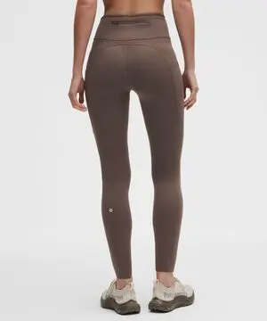 Lululemon Fast And Free 6-pocket Thermal Tight 28 - Pinecone