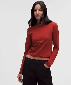 Lululemon Little Jersey Long-sleeve Tee - Rocket Red