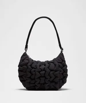 Lululemon Quilty Puff Crossbody Bag 4.7l - Black/silver