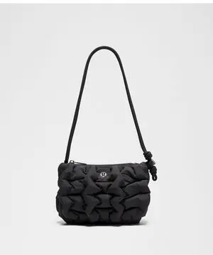 Lululemon Quilty Puff Small Crossbody Bag 2.4l - Black/silver