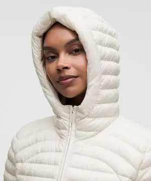 Lululemon Dna Down Long Jacket - Light Ivory