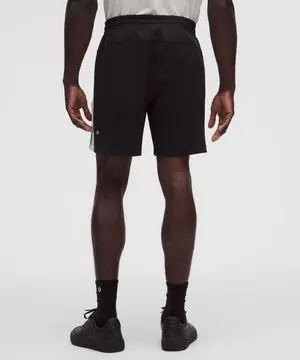 Lululemon Spacer Track Short 7 - Black/light Ivory