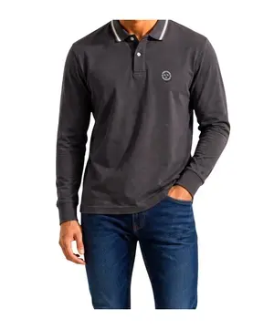 Armani Exchange Long-sleeve Polo Shirt