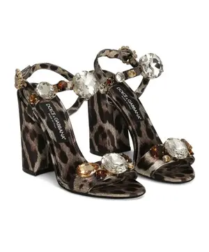 Dolce & Gabbana 105mm Gemstone-embellished Sandals