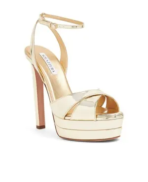 AQUAZZURA Divine Plateau 130mm Platform Sandals