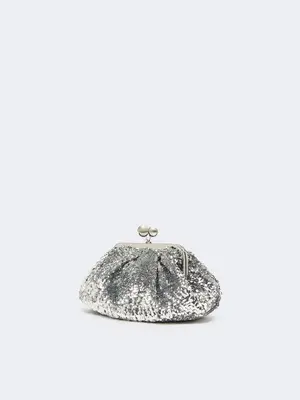 Max Mara Targa Embellished Clutch Bag