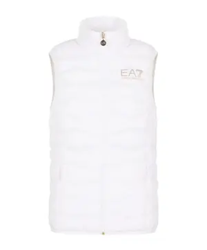 EA7 Train-core Eco Zipped Down Gilet - White