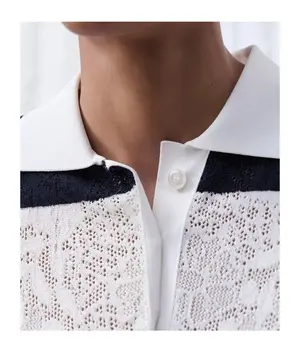 Dior Marinière Long-sleeved Polo Shirt