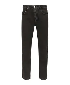 ICON DENIM LOS ANGELES Kanye Wide-leg Low-rise Jeans - Black