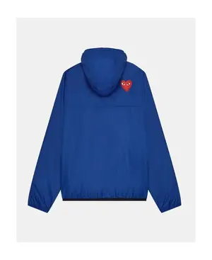 Play Comme Des Garcon Comme Des Garçons Play X K-way Half Zipped Jacket
