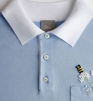 Dior Flower Bee Polo Shirt, Regular Fit