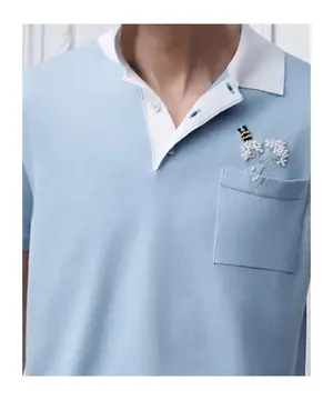 Dior Flower Bee Polo Shirt, Regular Fit