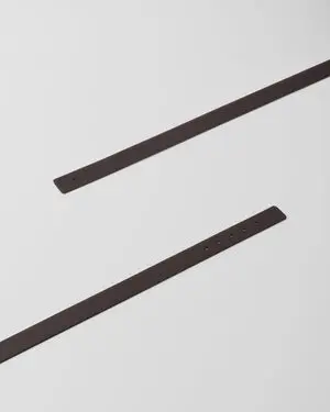 Prada Reversible Saffiano Leather Belt Strap