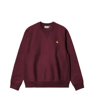 Carhartt Work In Progress American Script Sweatshirt - Red