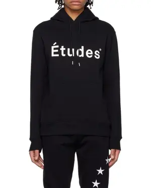 ETUDES Tudes Studio Logo Printed Drawstring Hoodie