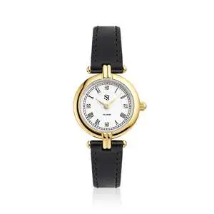 SIF JAKOBS JEWELLERY Gold / Black Watch Bianca Gold Black