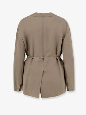 Brunello Cucinelli Viscose And Linen Blend Blazer - Multicolor