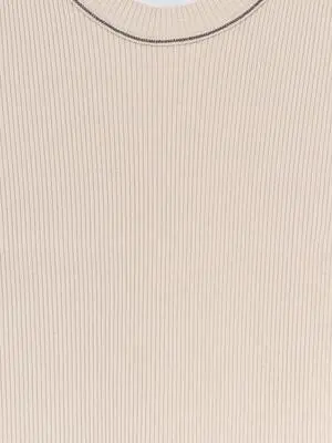 Brunello Cucinelli Stretch Cotton Tank Top - Multicolor