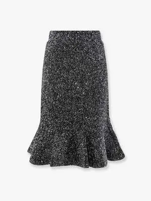Dior Skirt With Godets And All-over Sequin Motif - Multicolor
